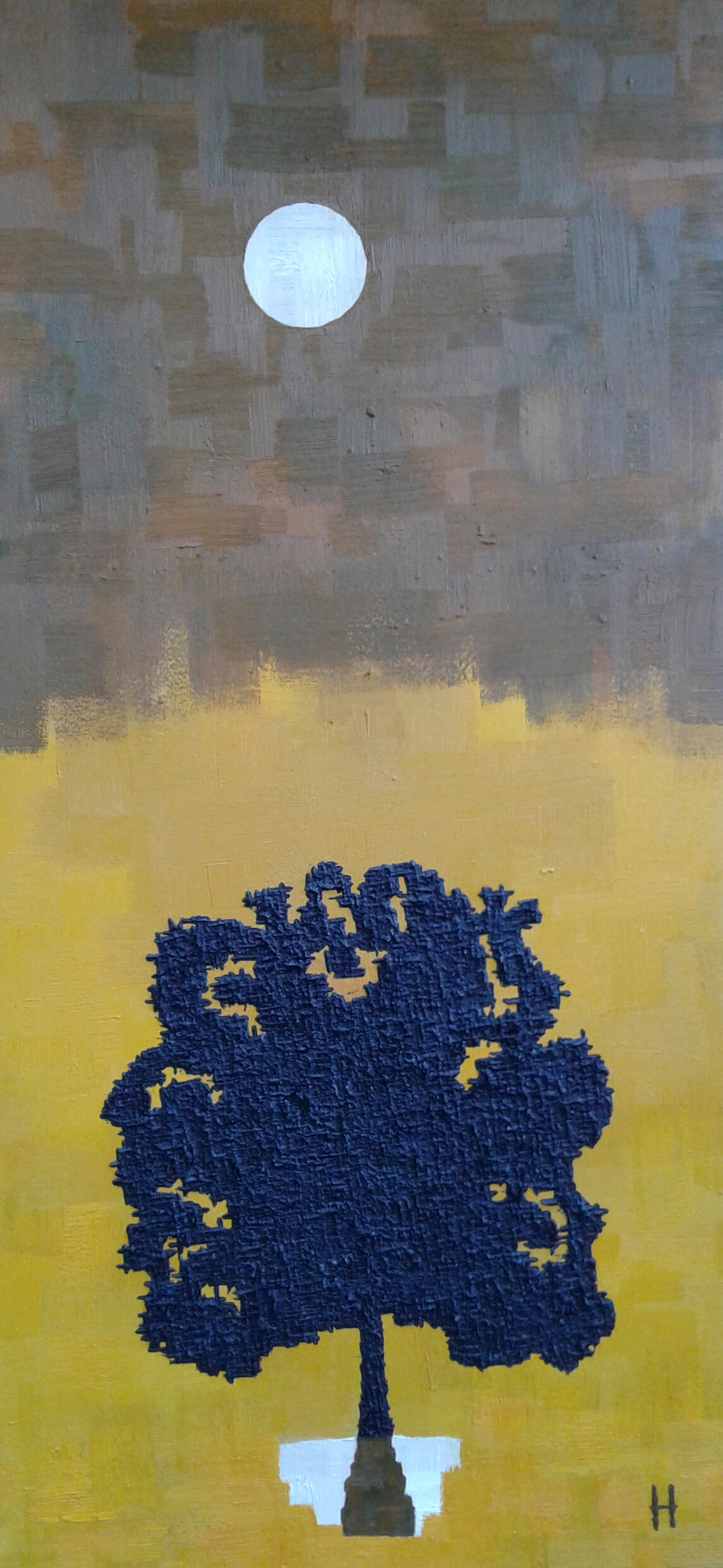 Oil on Canvas: 24″ long. 57″ tall. | Michael Hager Art